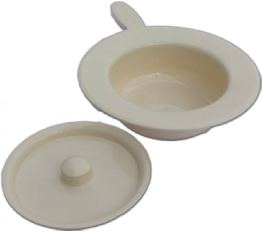 Steckbecken Kunststoff – Mit Griff & Deckel | 2,5 l, Sterilisierbar ...